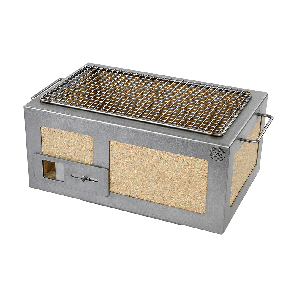 Kasai Konro Yakitori Grill Small V2 (Med Rustfri Stål Ramme)