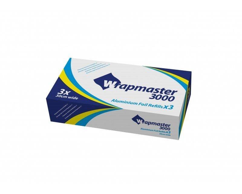 Alufolie til Wrapmaster 3000 - 3 rl/pk - Kitchentech.dk